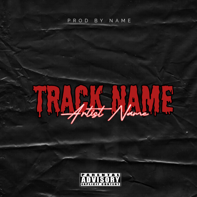 Black Mixtape Cover Album Cover Template | PosterMyWall