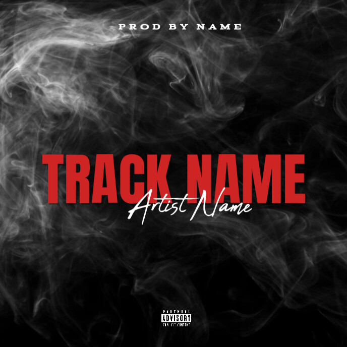 Black Mixtape Cover Album Cover Template | PosterMyWall