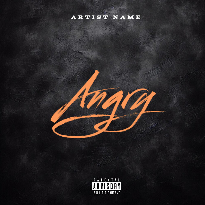 Black Mixtape Cover Album Cover Template | PosterMyWall