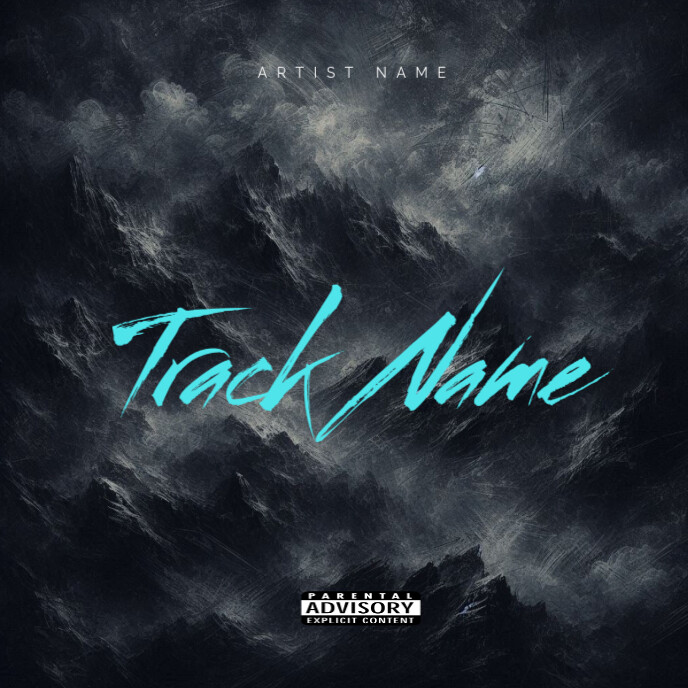 Black Mixtape Cover Album Cover Template | PosterMyWall