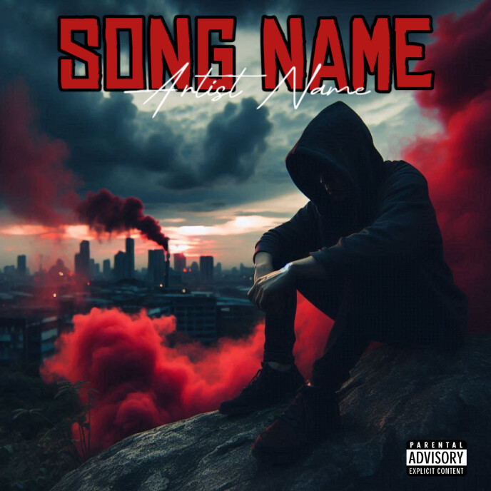 Black Mixtape Cover Album Cover Template | PosterMyWall