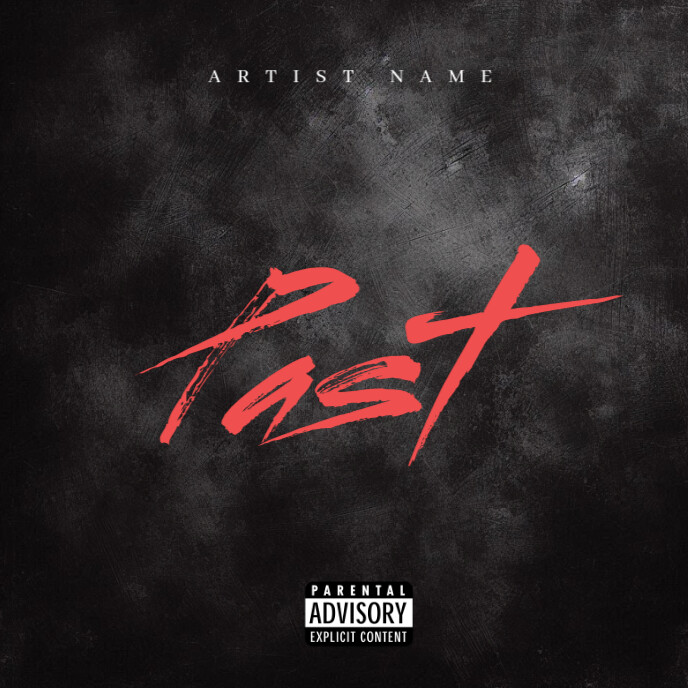 Black Mixtape Cover Album Cover Template | PosterMyWall