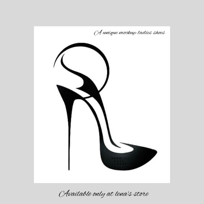 Black mockup designer shoes Template | PosterMyWall