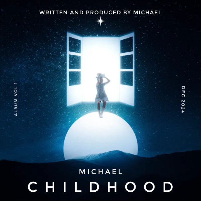 Black Modern & Minimal Album Cover Template | PosterMyWall