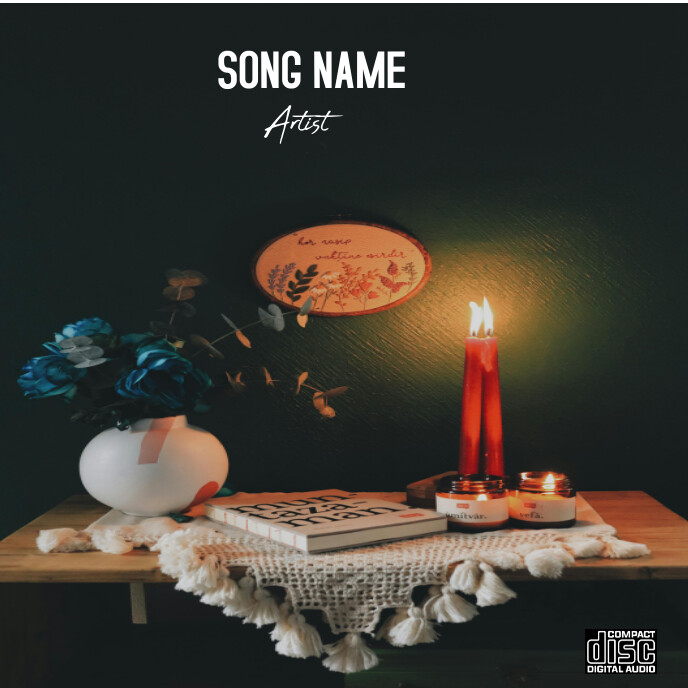 Black Modern & Minimal Color Palette Album Co Template | PosterMyWall