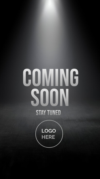 Black Modern & Minimal Coming Soon Instagram Template | PosterMyWall