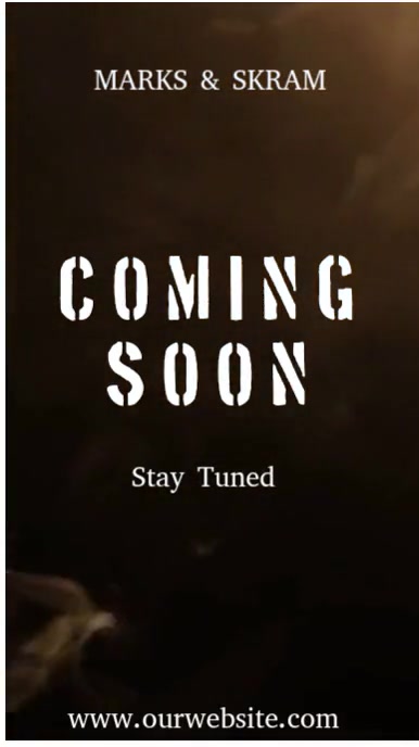 Black Modern & Minimal Coming Soon Youtube Short Template | PosterMyWall