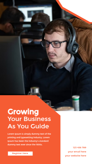 Black Modern & Minimal Corporate Branding Agency Business Growth ...