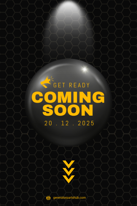 Black Modern & Minimal Get Ready Poster Template | PosterMyWall