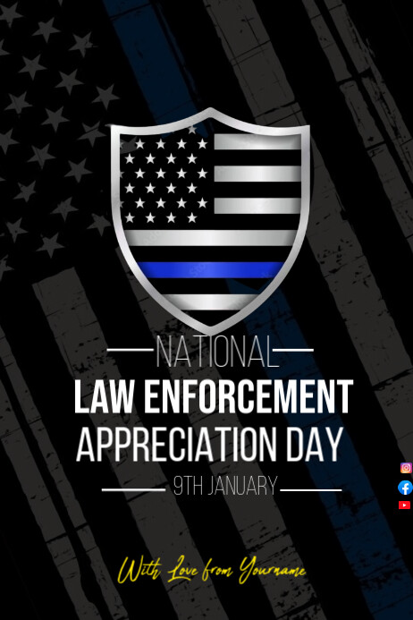Copy of Black Modern & Minimal Honoring Our Heroes: National Law ...