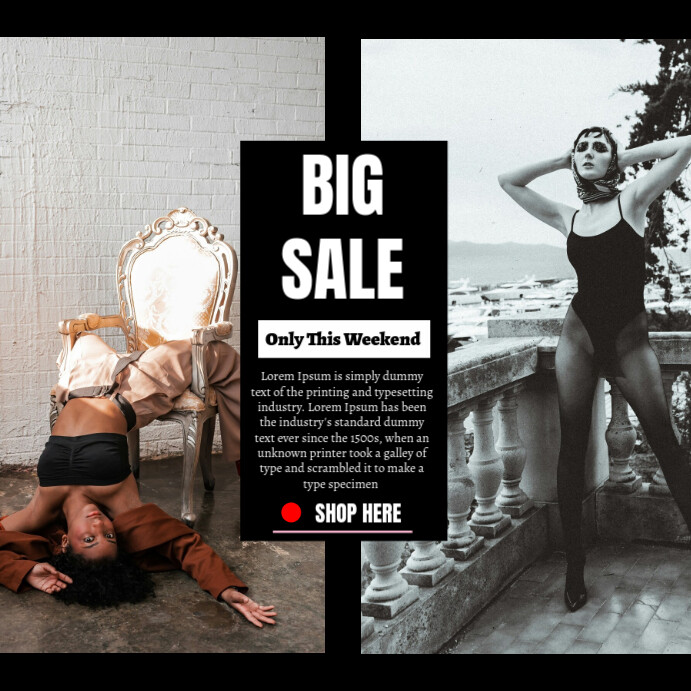 Plantilla de Black Modern & Minimal Instagram Post | PosterMyWall