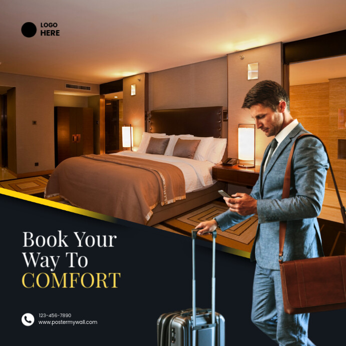 Copy of Black Modern & Minimal Luxury Hotel Room Pos Instagram ...