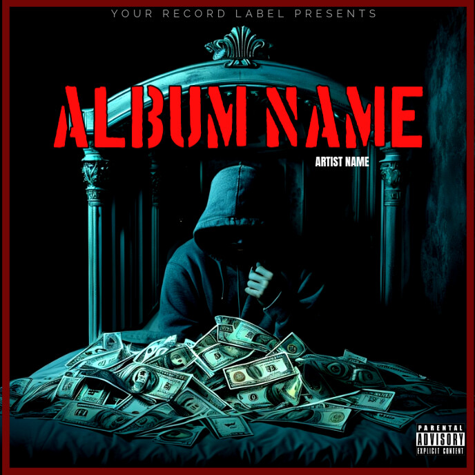 Copy of Black Modern & Minimal Money Album Cover | PosterMyWall