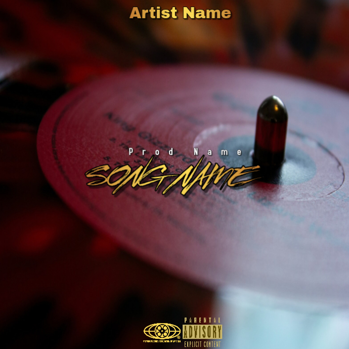 Plantilla de Black Modern & Minimal Music Album Cover Album Cover ...