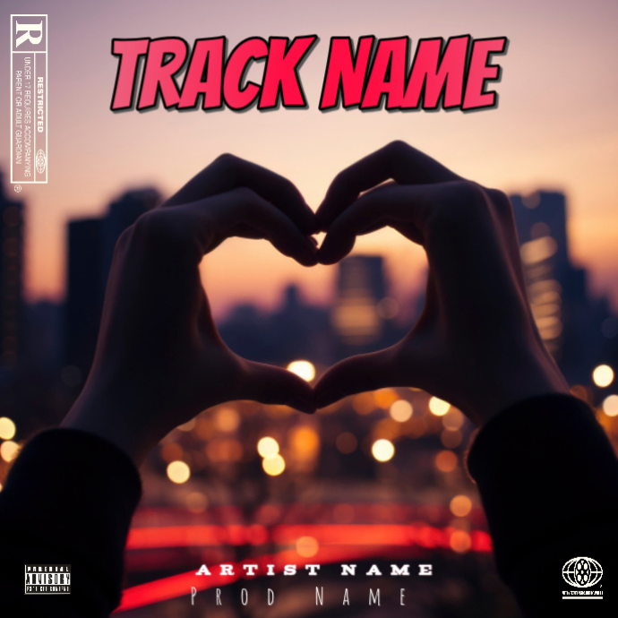 Plantilla de Black Modern & Minimal Music Album Cover Album Cover ...