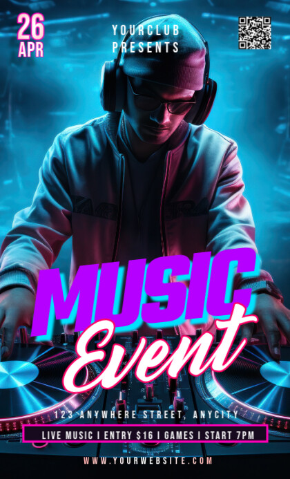 Black Modern & Minimal Music Event Legal As Template | PosterMyWall