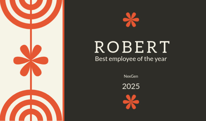 Copy of Black Modern & Minimal Name Tag Tag | PosterMyWall