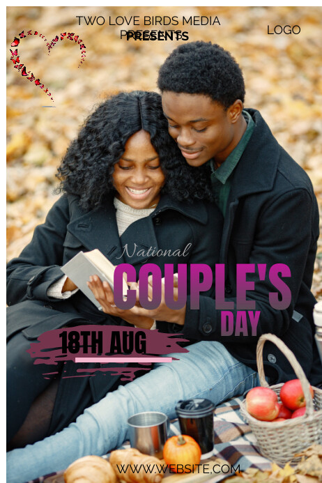 Copy of Black Modern & Minimal National Couple's Post | PosterMyWall