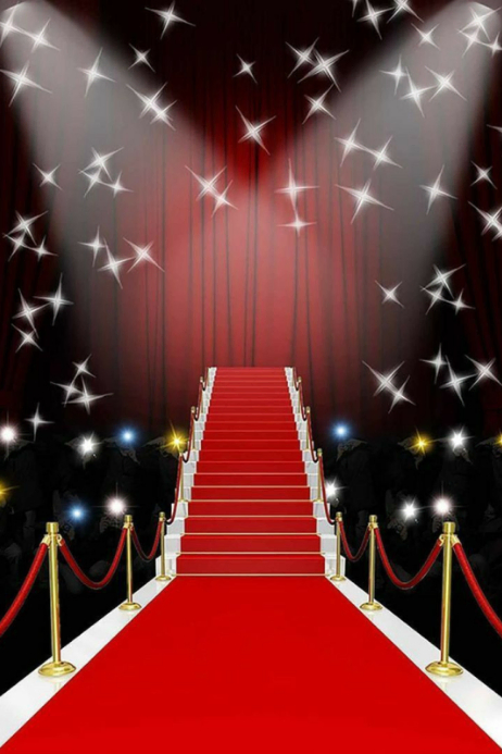 Plantilla de Black Modern & Minimal Red Carpet Spotlight Entrance ...