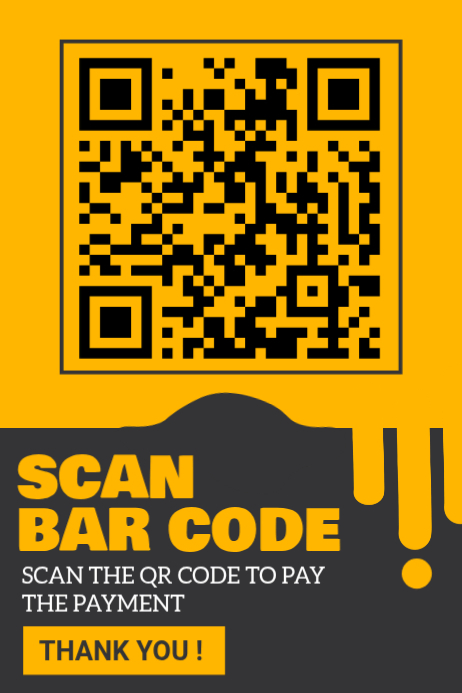 Black Modern & Minimal Scan Qr Code Poster Template | PosterMyWall