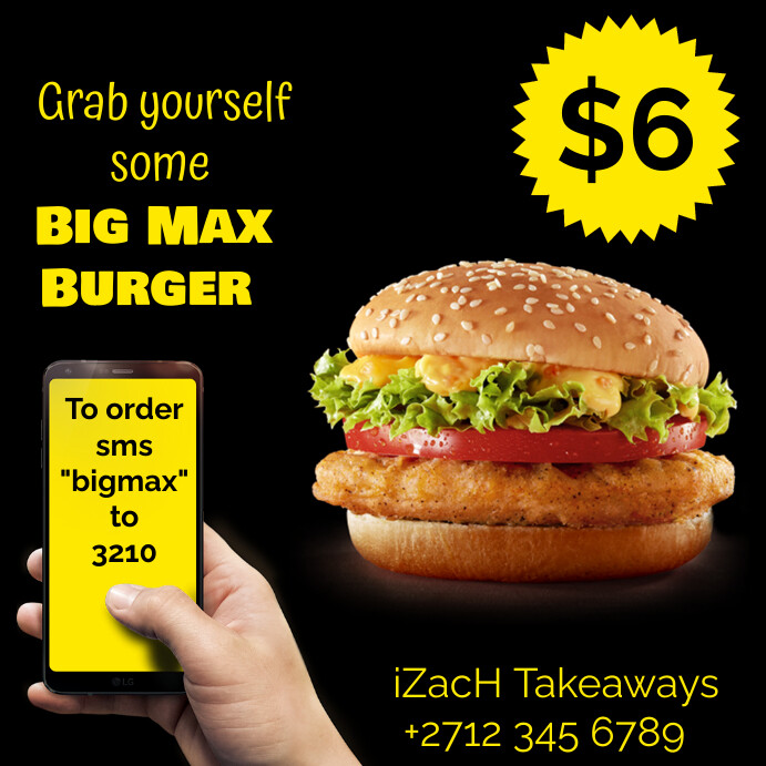 Black Modern & Minimal V Instagram Post Template | PosterMyWall