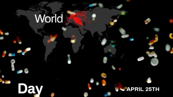 Copy of Black Modern & Minimal World Malaria Day April 25 Digital ...