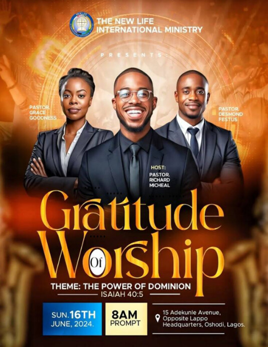 Black Modern & Minimal Worship With Us Church Flyers Flyer (us Letter ...