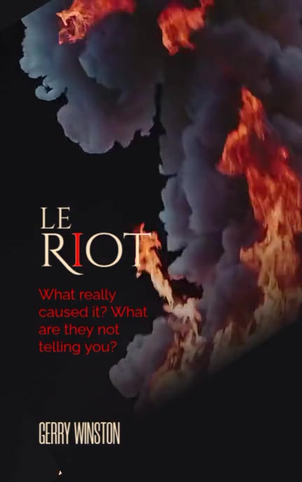 Black Modern & Minimal Le Riot Kindle/book Covers Template | PosterMyWall