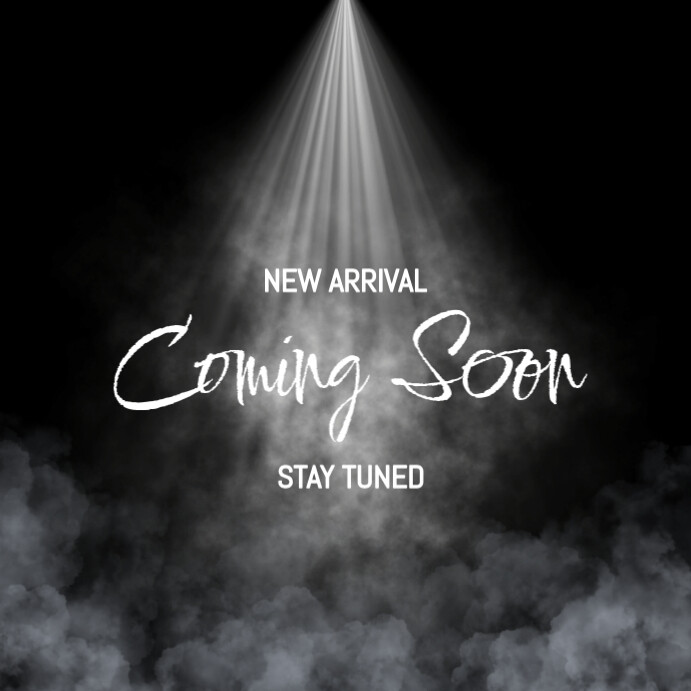 Black Modern Coming Soon Instagram Post Template | PosterMyWall