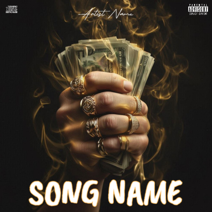 Black Money Mixtape Album Cover Album Cover Template | PosterMyWall