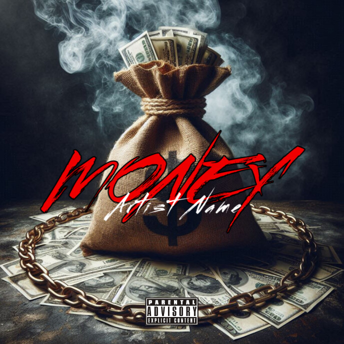 Black Money Mixtape Album Cover Album Cover Template | PosterMyWall