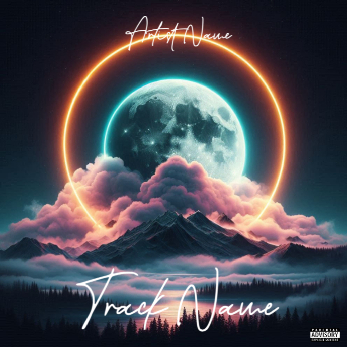 Black Moon Mixtape Album Cover Album Cover Template | PosterMyWall