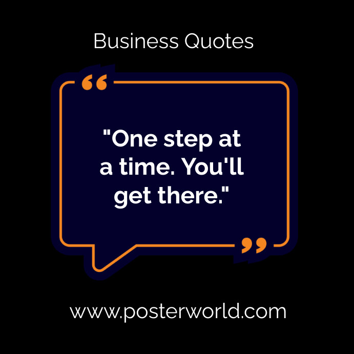 Black Motivational Quotation Instagram Post Templat | PosterMyWall