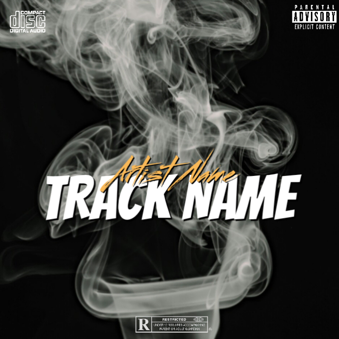 Black Music Album Cover Album Cover Template | PosterMyWall