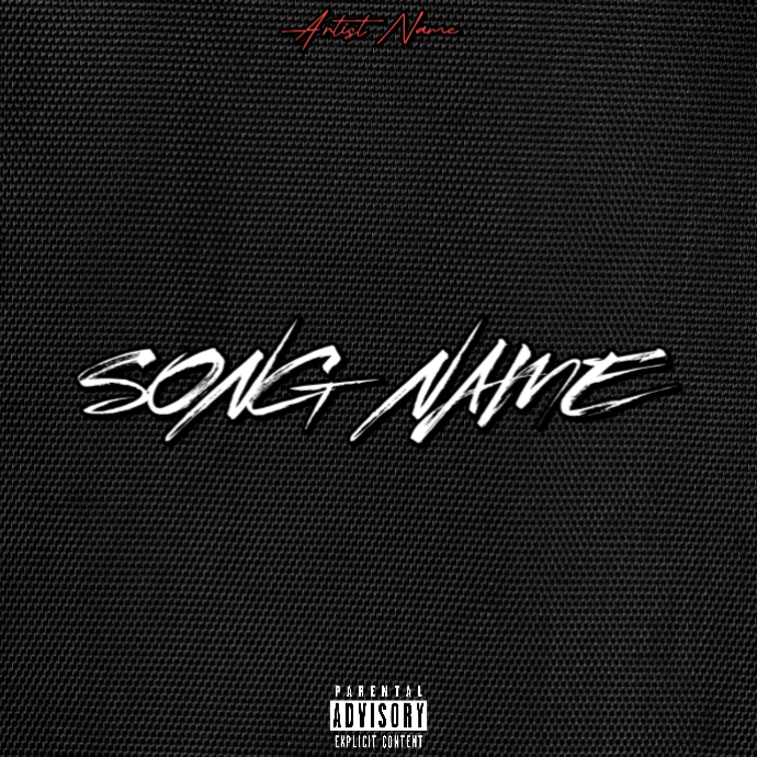 Black Music Album Cover Album Cover Template | PosterMyWall