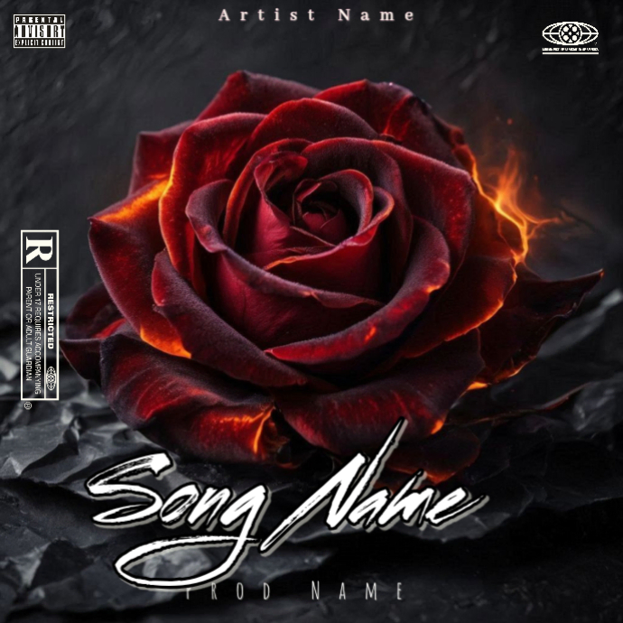 Black Music Album Cover Album Cover Template | PosterMyWall