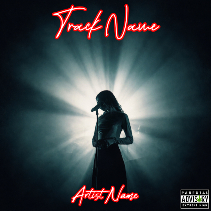 Black Music Album Cover Album Cover Template | PosterMyWall