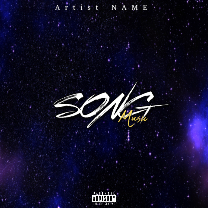 Black Music Album Cover Album Cover Template | PosterMyWall