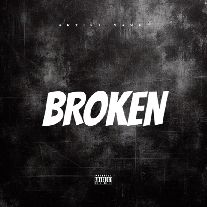 Plantilla de Black Music Album Cover Album Cover | PosterMyWall