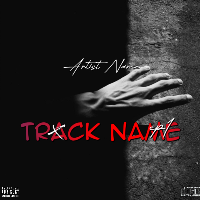 Black Music Album Cover Album Cover Template | PosterMyWall