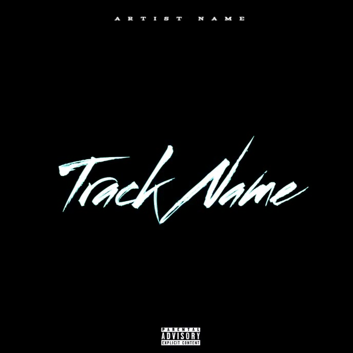 Black Music Album Cover Album Cover Video Template | PosterMyWall