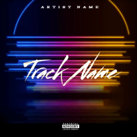 Black Music Album Cover Album Cover Video Template | PosterMyWall