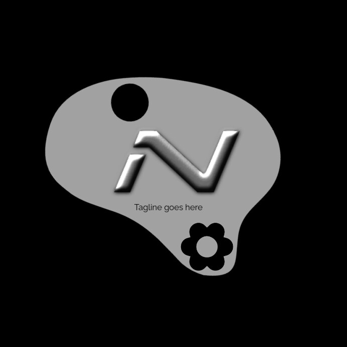 Black N Logo Template | PosterMyWall