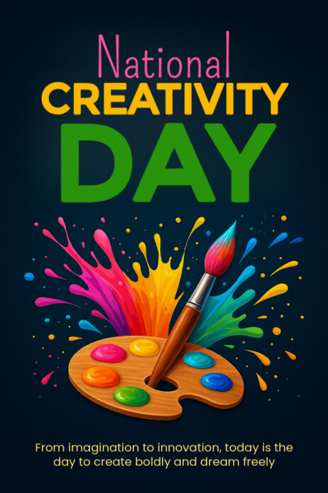 Copy of Black National Creativity Day Poster | PosterMyWall