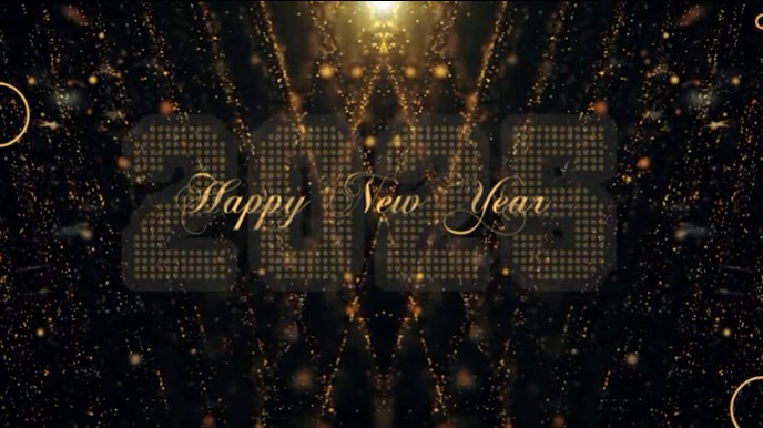 Black Neon 4 Luxury New Year Digital Display (16:9) Template | PosterMyWall