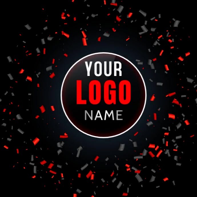 Black Neon Animation Square (1:1) Template | PosterMyWall