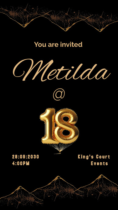 Plantilla de Black Neon Birthday Card Digital Display (9:1 | PosterMyWall