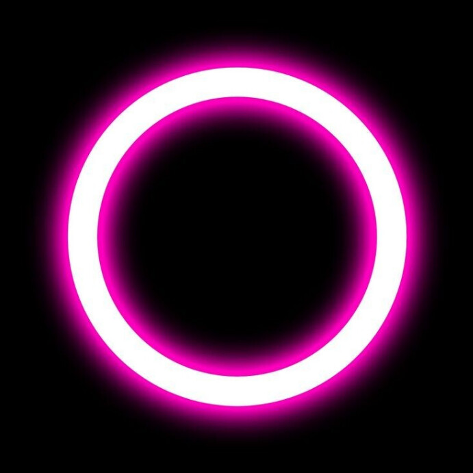 Black Neon Circular Frame Instagram Post Template | PosterMyWall