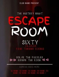 Escape Room Template | PosterMyWall