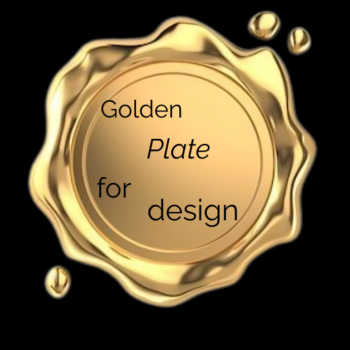 Modèle Black Neon Golden Plate Instagram Post | PosterMyWall